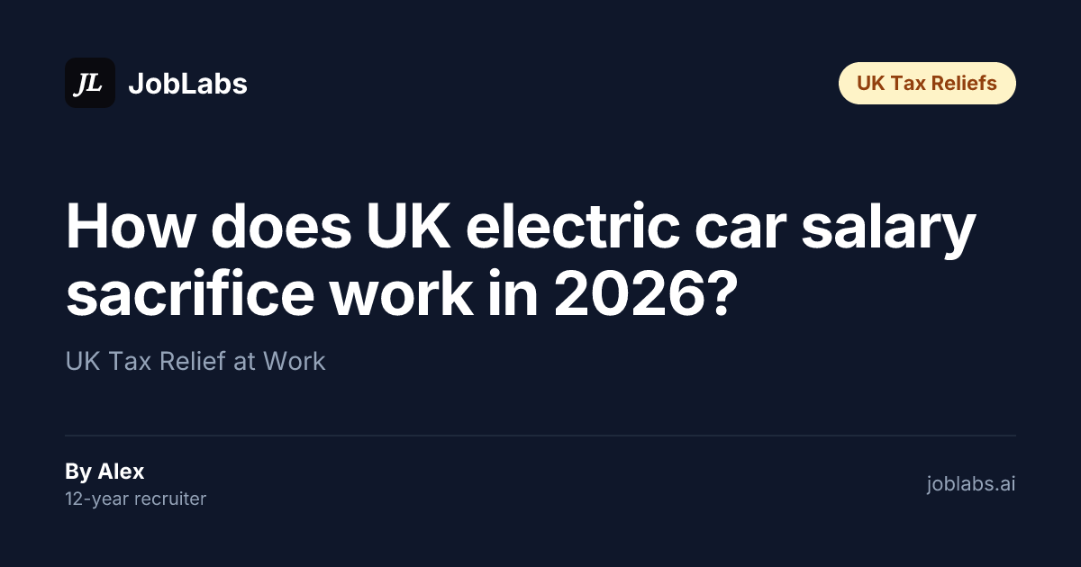 UK Electric Car Salary Sacrifice 2026 (Complete Guide)